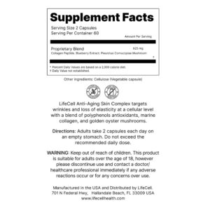 Aging Supplement Pill - LifeCell